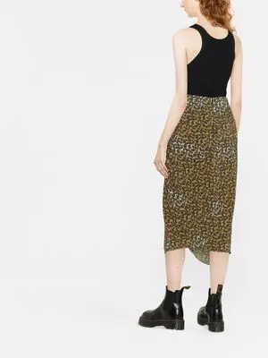 新品 ISABEL MARANT ETOILE AZARIA ミディスカート36 Buy MARANT ETOILE Azaria Floral-print Skirt - Green At 56% Off