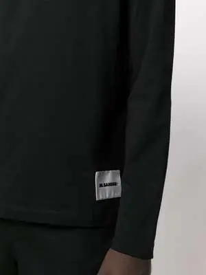 JIL SANDER Set Of 3 Long-sleeve Logo-patch T-shirts