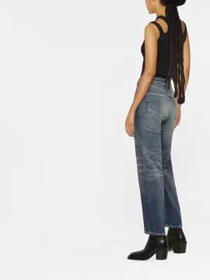 R13 High-waisted Slim-cut Jeans