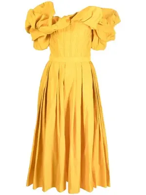 Alexander Mcqueen Pleated Day Dresses