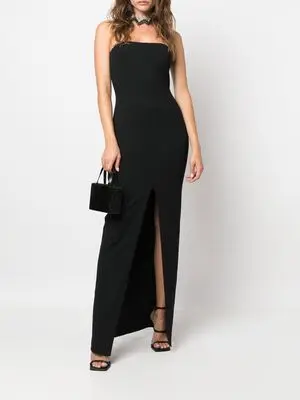 Solace London Strapless Maxi Dress - Black