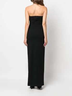 Solace London Strapless Maxi Dress - Black