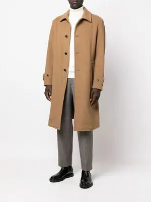 ROBERTO COLLINA Ribbed Hem Roll-neck Sweater - Neutrals
