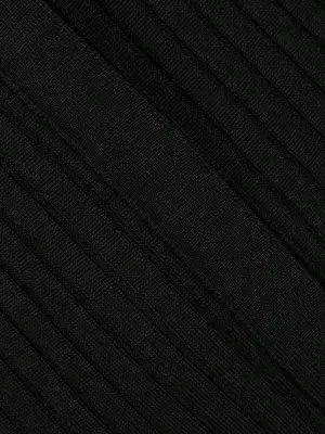 Philosophy Di Lorenzo Serafini Ribbed-knit V-neck Dress