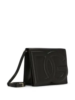Dolce & Gabbana Dg Logo Leather Crossbody Bag