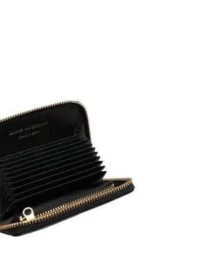 Comme Des Garçons Zip-up Leather Wallet