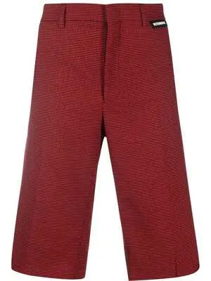 Vetements Houndstooth Tailored Shorts