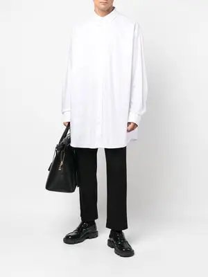 MAISON MARGIELA Organic Cotton Oxford Shirt - White
