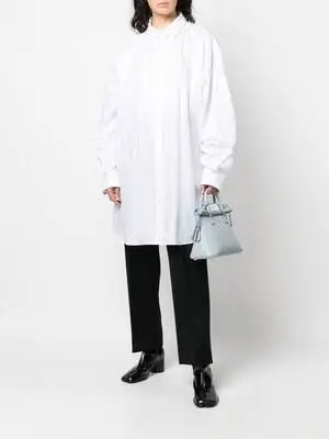 MAISON MARGIELA Organic Cotton Oxford Shirt - White