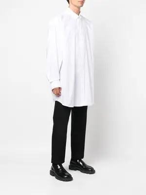 MAISON MARGIELA Organic Cotton Oxford Shirt - White
