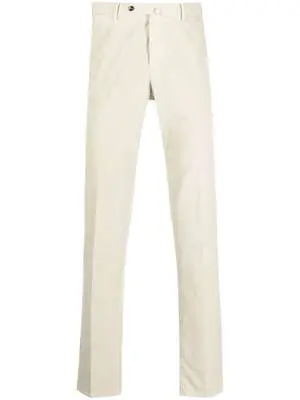 PT TORINO Straight-leg Chino Trousers - Neutrals