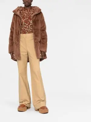 Herno Faux-fur Padded Hooded Coat