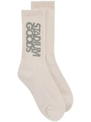 STADIUM GOODS® Logo-embroidered Crew Socks - Neutrals