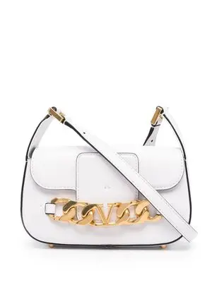 Valentino Garavani Vlogo Crossbody Bag - White