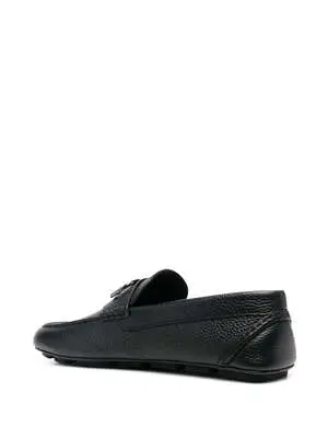 Valentino Garavani Vlogo Signature Leather Driving Loafers