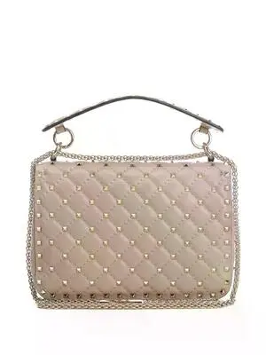 Valentino Garavani Rockstud Spike Shoulder Bag - Neutrals