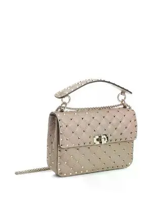 Valentino Garavani Rockstud Spike Shoulder Bag - Neutrals