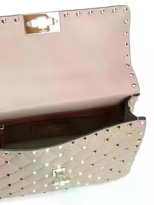 Valentino Garavani Rockstud Spike Shoulder Bag - Neutrals
