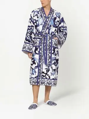 Dolce & Gabbana Terry Cotton Bath Robe
