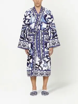 Dolce & Gabbana Terry Cotton Bath Robe