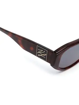 Karl Lagerfeld Autograph Rectangle Sunglasses