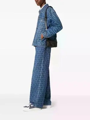Valentino Garavani Mini Locò Leather Crossbody Bag