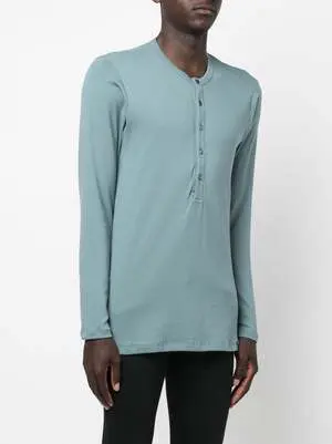 TOM FORD Button-up Long-sleeve T-shirt