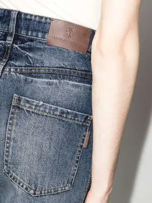 Brunello Cucinelli Mid-rise Tapered Jeans