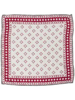 Brunello Cucinelli Geometric-print Pocket Square