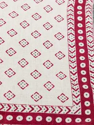 Brunello Cucinelli Geometric-print Pocket Square