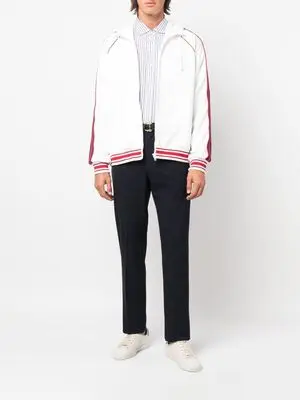 Gucci Web Stripe Zipped Hoodie