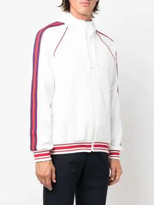 Gucci Web Stripe Zipped Hoodie