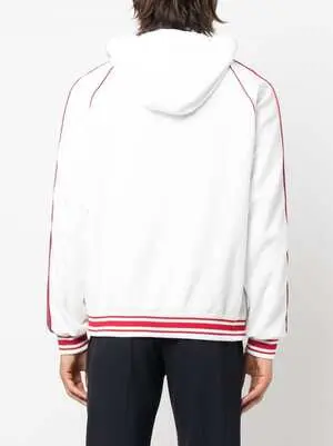 Gucci Web Stripe Zipped Hoodie