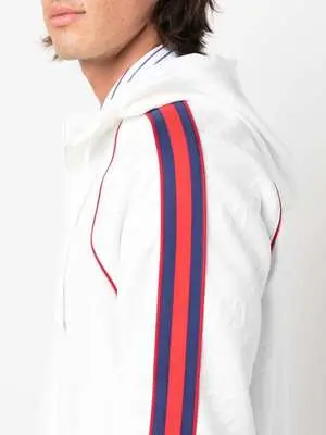 Gucci Web Stripe Zipped Hoodie