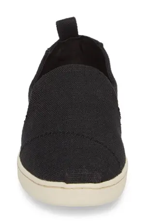 Toms Alpargata Slip-on - Black Heritage Canvas