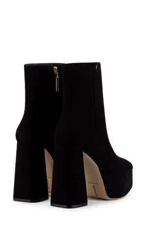 Larroude Dolly Platform Bootie - Black