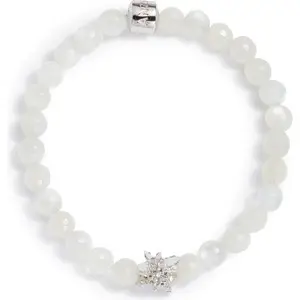 Anzie Bohème Starburst Stone Bead Bracelet - Moonstone