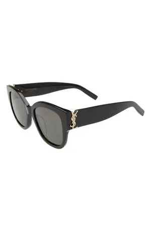 Saint Laurent 56mm Cat Eye Sunglasses