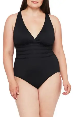 La Blanca Island Goddess One-piece Swimsuit - Black