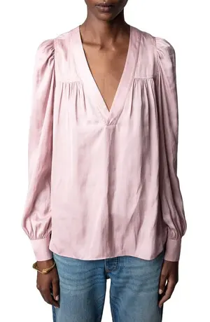 Zadig&Voltaire Telia Satin Top