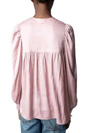 Zadig&Voltaire Telia Satin Top