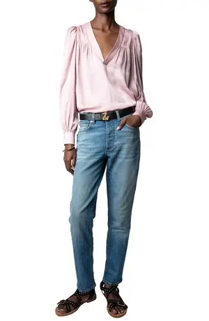 Zadig&Voltaire Telia Satin Top