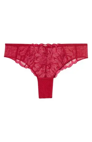 Chantelle Fleurs Thong - Candy Apple Shades