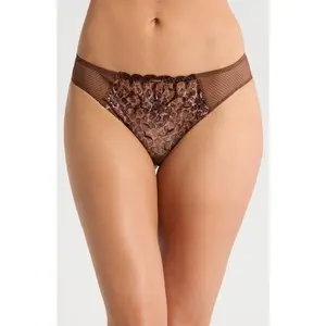 Chantelle Fleurs Thong Leo Print
