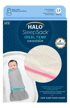 HALO Sleepsack™ Ideal Temp Swaddle - Oatmeal