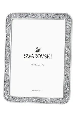 SWAROVSKI Minera Crystal Picture Frame - Silver Tone