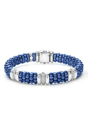 Lagos Caviar Rope Bracelet - Ultramarine