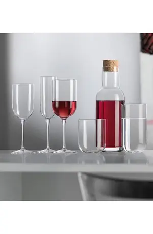 LUIGI BORMIOLI Sublime Set Of 4 Double Old Fashioned Glasses