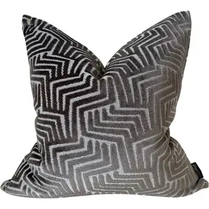 MODISH DECOR PILLOWS Velvet Pillow Cover - Black Walnut