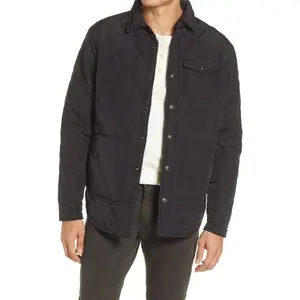 SCHOTT Quilted Down Shirt Jacket